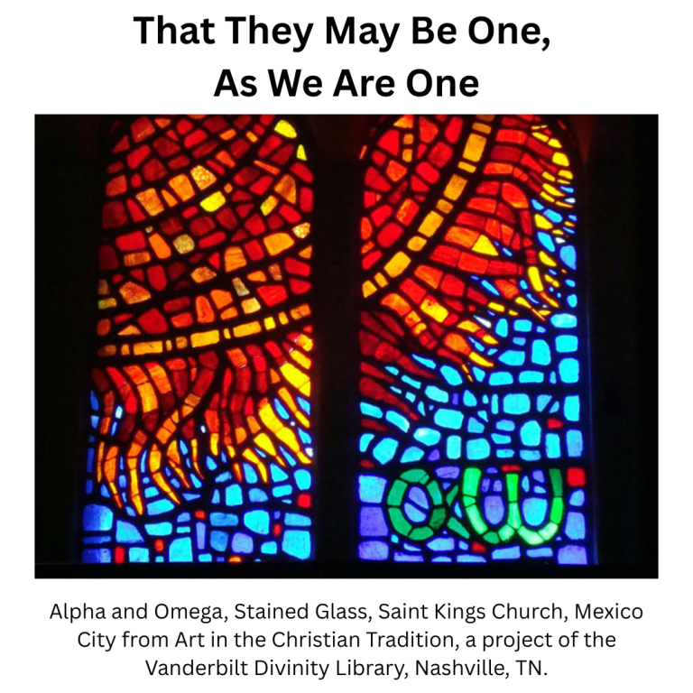 That They May Be One, As We Are One – Conversation in Faith